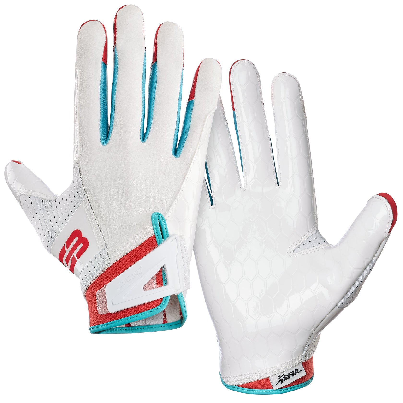 Stickiest All-White Football Gloves | Drippy Football Gloves – Grip Boost