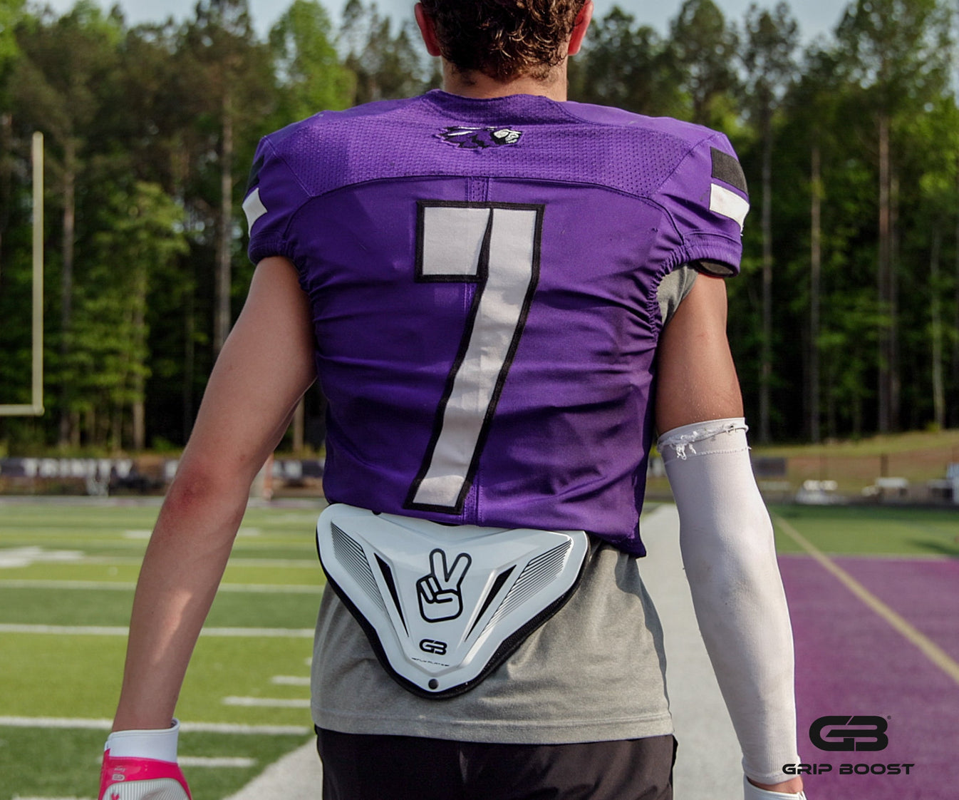 Football Back Plate | Youth & Adult Fly Plate | Grip Boost