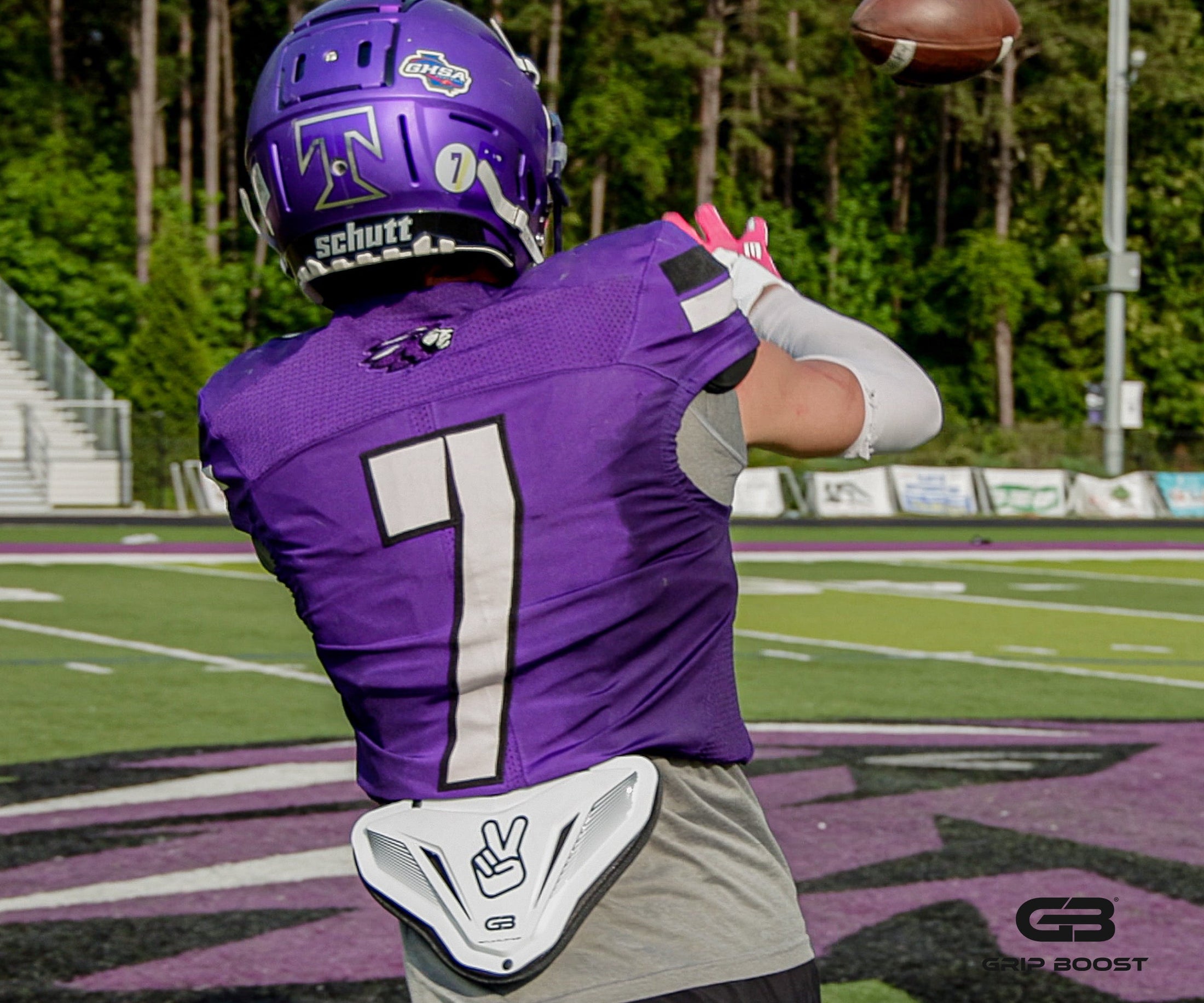 Football Back Plate | Youth & Adult Football Gear | Grip Boost