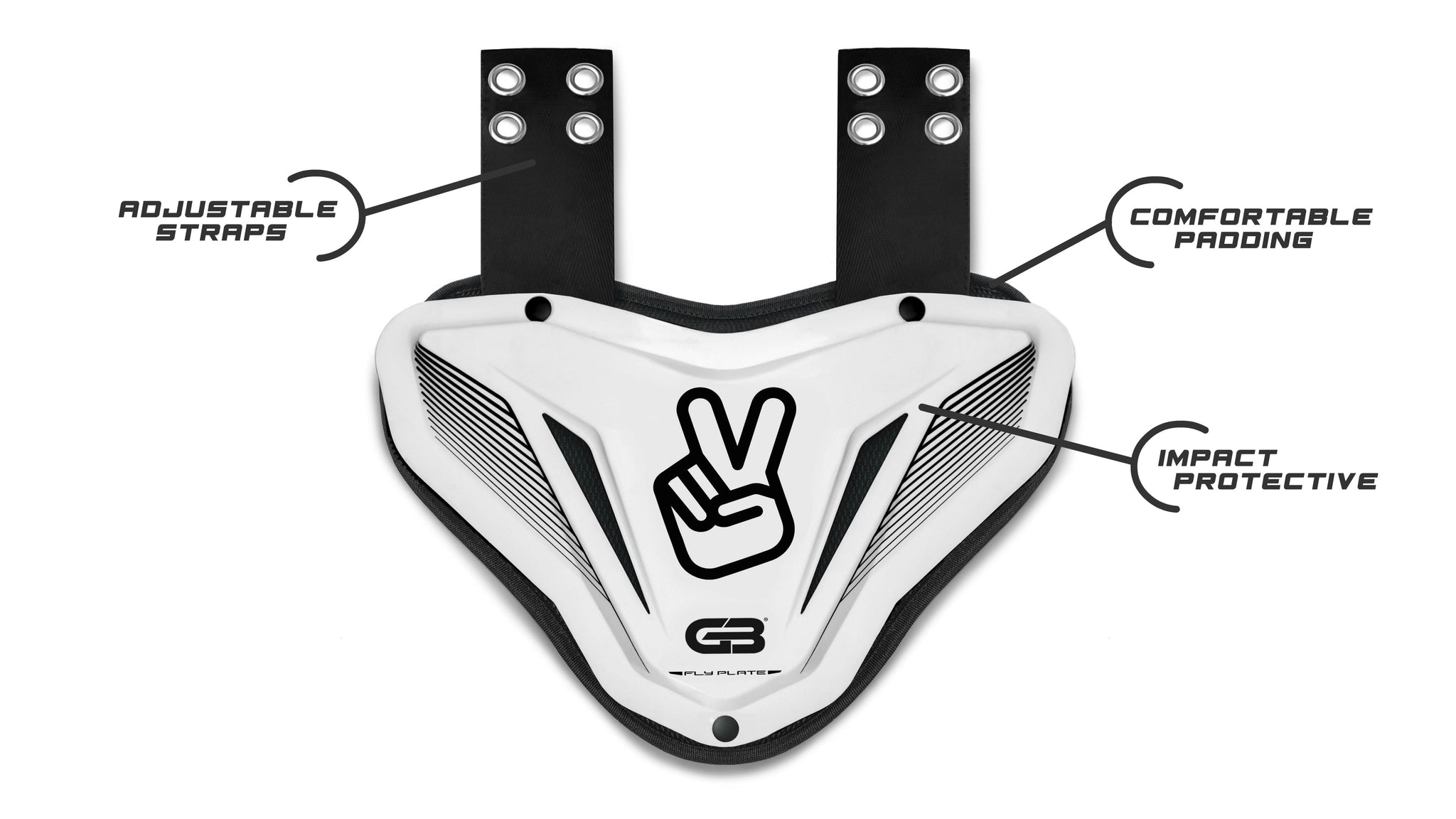Football Back Plate | Youth & Adult Football Gear | Grip Boost